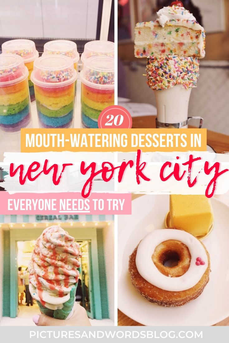 The 20 Most Instagram Worthy Desserts in NYC | Best Desserts in NYC | New York City Dessert ...