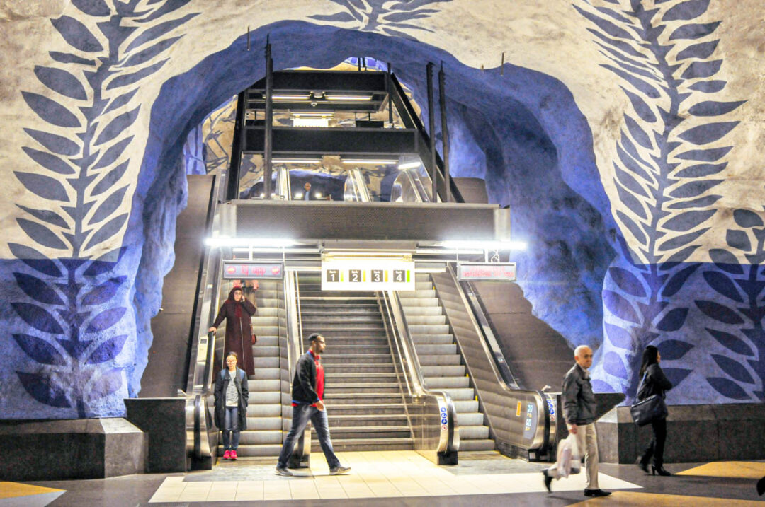 A Guide to Stockholm Subway Art: a Self-Guided Tour - Pictures & Words
