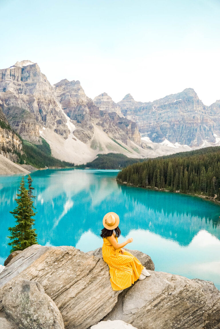 A Complete Guide to Visiting Moraine Lake: Getting There, Things to Do + Tips - Pictures & Words